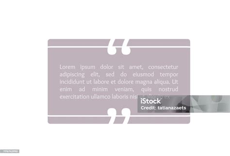 따옴표 텍스트 상자 주석사각형 거품 마크 디자인 플랫 모던 스타일의 인용 배너 템플릿 벡터 일러스트 배경 Brand Name