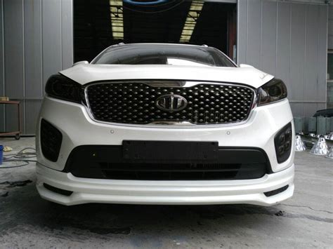 올뉴 쏘렌토 프론트 바디킷 도색 장착 작업 Frp 제품 Tyche Design 티케 디자인