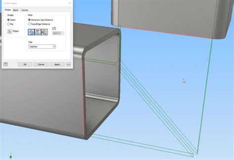 Notch Bend And Straighten In Autodesk Inventor