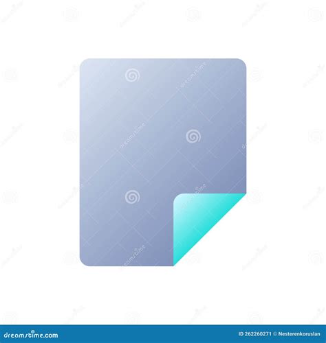 Document Flat Gradient Two Color Ui Icon Stock Vector Illustration Of Symbol Technology