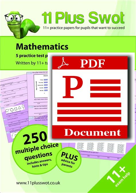11 Plus Swot Gl Maths Multiple Choice Exam Pdf Download 11plusswot