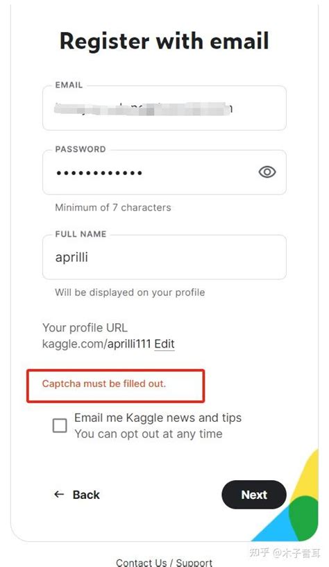 注册kaggle时，验证码不显示，出现：captcha Must Be Filled Out 如何解决？ 知乎