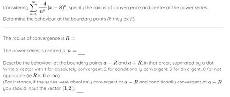 Solved Considering N 1nn4 X8 N Specify The Radius Of Chegg Com