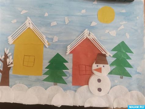 Конспект занятия по рисованию с элементами аппликации «Зима 4 фото Воспитателям детских