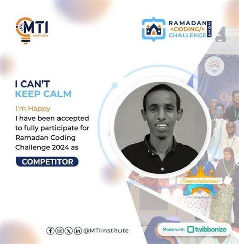 Abdullahi Khalif On Linkedin My Short Journey And Participation In The Ramadan Coding Challenge