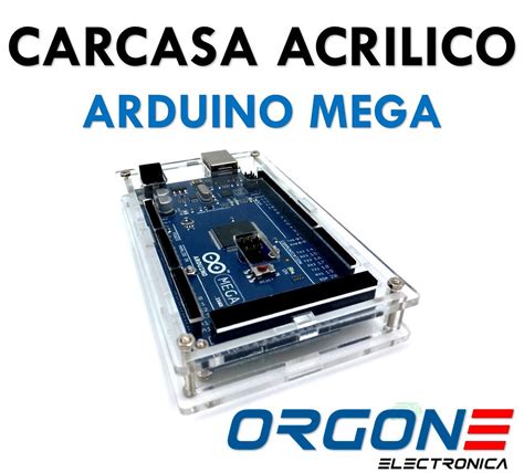 Carcasa Acrílico P Arduino Mega Orgontec