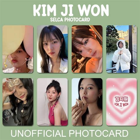 Jual Unofficial Photocard Kim Ji Won Selca Shopee Indonesia