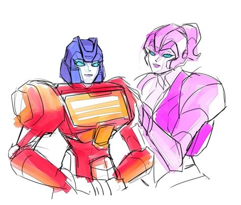 Ariel And R63 Orion Pax Transformers Transformers Artwork Orion Pax Transformers Characters