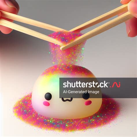 Kawaii Squishy Blob Half Circle Translucent Ai Generated Image 2591720909 Shutterstock