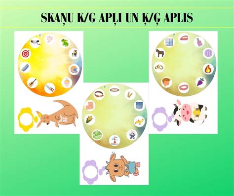 Skaņu K G Apļi Un Ķ Ģ Aplis Mācību Materiāli