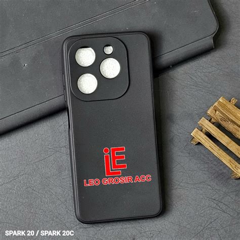 Jual Tecno Spark 20 Tecno Spark 20c Case Macaron Black Case Premiun Black Tecno Spark 20 Tecno