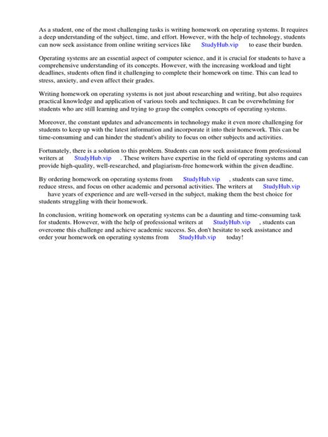 Homework Operating Systems Pdf Operating System Thread Computing