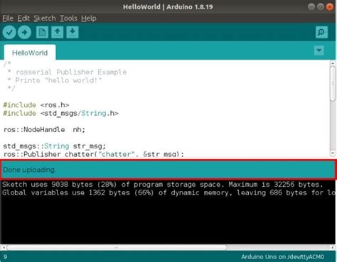 Rosserial With Arduino And Setup ROS Node On Arduino