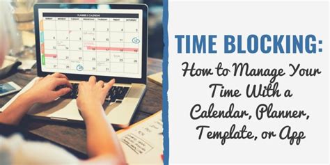 Time Blocking Template Steps To Master Your Schedule