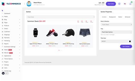 tlcommerce laravel and vuejs powered ecommerce cms with pwa by themelooks