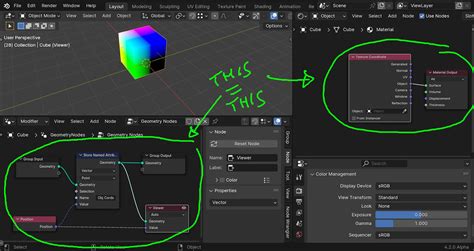 Texture Coordinates In Geometry Nodes Materials And Textures