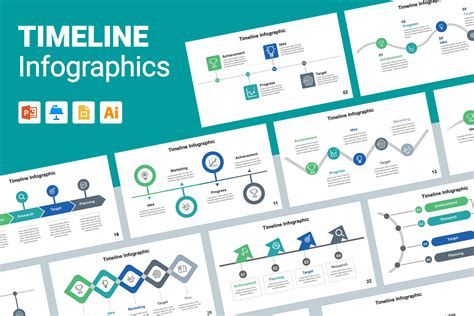 Timeline Infographics Template Graphic By Mightyslide · Creative Fabrica