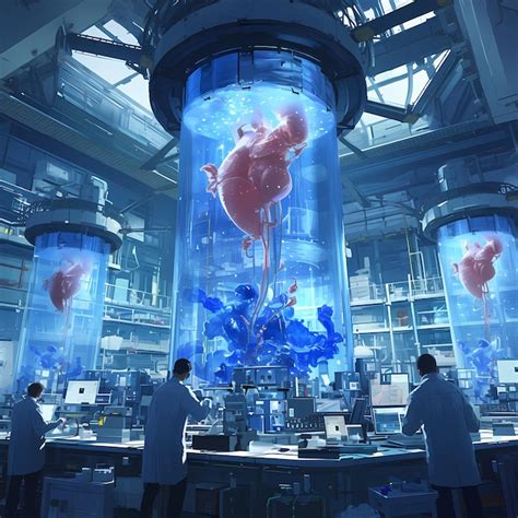 Premium Photo Innovative Science Lab With Heart Organoids