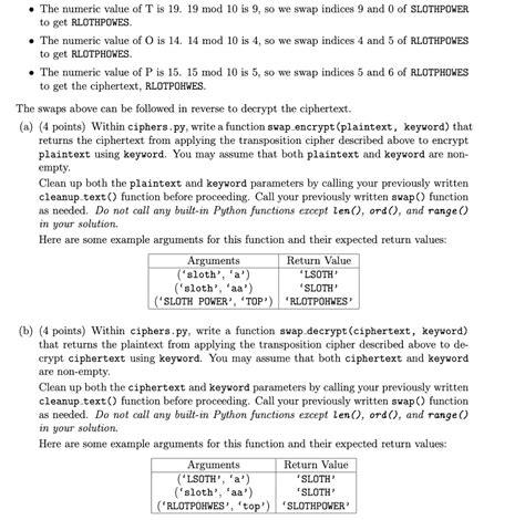 Solved 3 12 Points In The Caesar Cipher Encryption Is