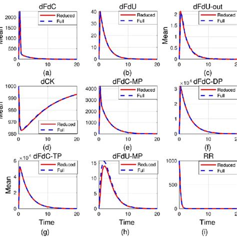 The Gemcitabine Biochemical Reaction Model The Time Evolution Of The Download Scientific