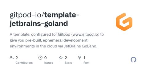 Github Gitpod Iotemplate Jetbrains Goland A Template Configured For Gitpod