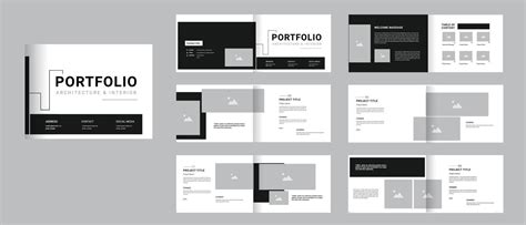 Architecture Portfolio Design Templates