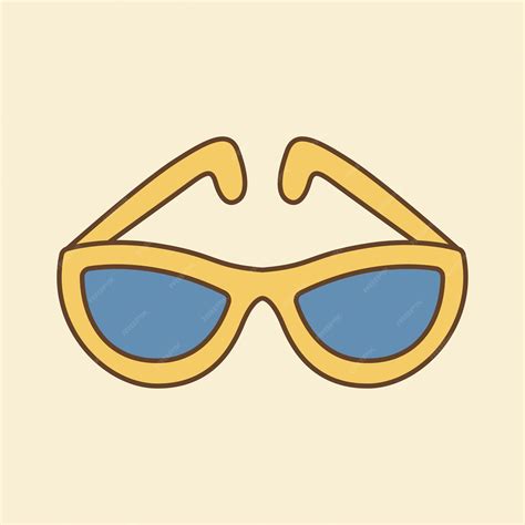 Premium Vector Sunglasses Flat Design Clipart