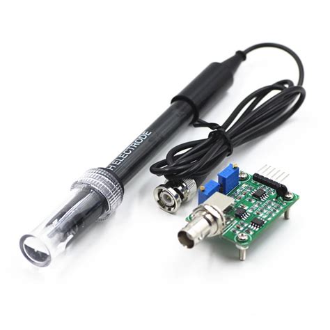 Ph Sensor With Bnc Ph Electrode Probe For Arduino Rose Electronics