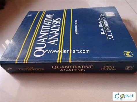 Buy Quantitative Analysis 6th Ed Book In Excellent Condition At