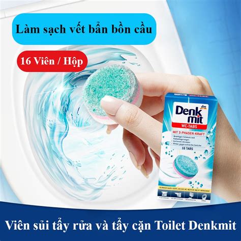 Mua Hộp 16 Viên Tẩy Bồn Cầu Denkmit Wc Tabs Hàng Nội Địa Đức Giá Rẻ Nhất Tecki Vn