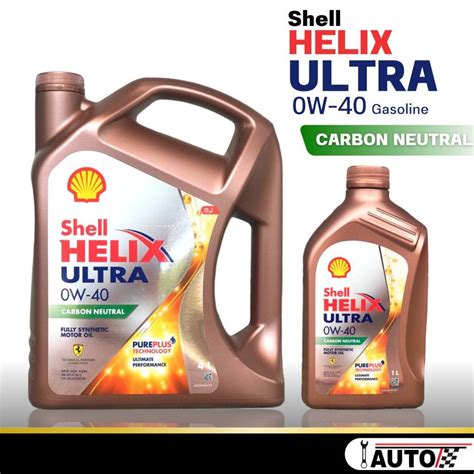 Shell Helix Ultra 0w 40 น้ำมันเครื่องเบนซิน สังเคราะห์แท้ 100 กดตัวเลือกสินค้า Shopee Thailand