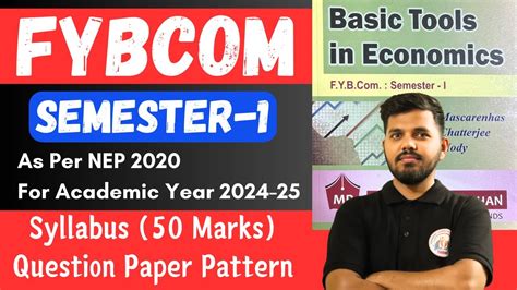 Fybcom Business Economics Semester 1 Mumbai University Youtube