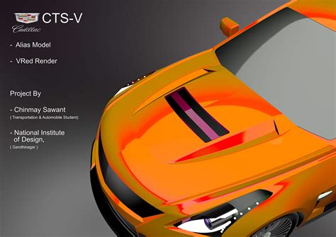 Cadillac Cts V Alias Model And Vred Render Behance