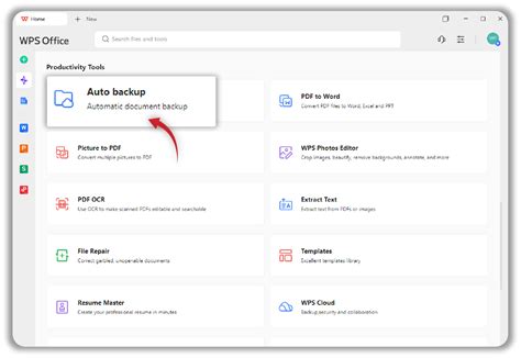 Wps Cloud Document Backup Secure And Automatically Backup