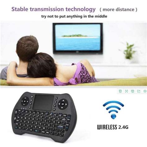 Jual Keyboard Mini Wireless 24ghz Rechargeable With Touchpad Mt10