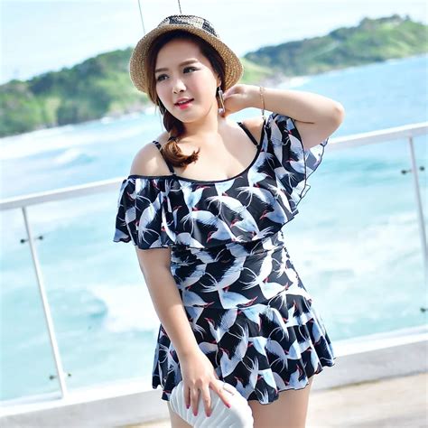 New Bathing Suit Female One Piece Swimsuit Skirt Show Thin Covering