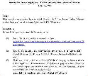 Installation Oracle 10g Express Edition Xe Linux Wenzheng Chens Database Lab