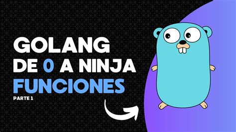 Funciones En Golang De 0 A Ninja Youtube