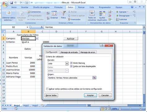 Excel Avanzado Para Empresas Macro Y Ejemplo Aplicar Filtros Con