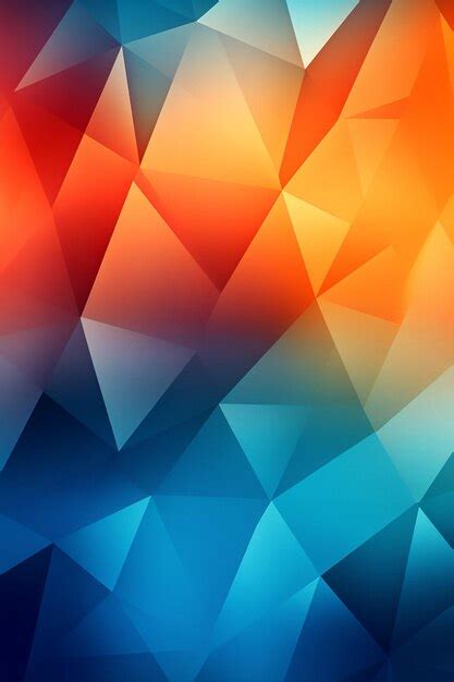 Premium Ai Image Abstract Geometric Background With Triangle Shape Pattern