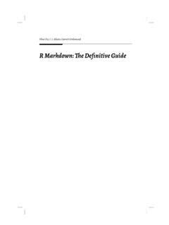 R Markdown The Definitive Guide Home Bookdown R Markdown The