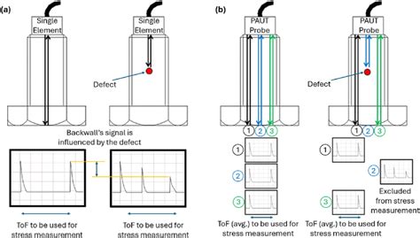 A A Schematic Single Element Inspection B A Schematic Phased Array Download Scientific