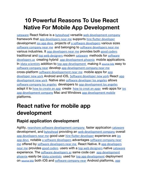 Ppt 10 Powerful Reasons To Use React Native For Mobile App