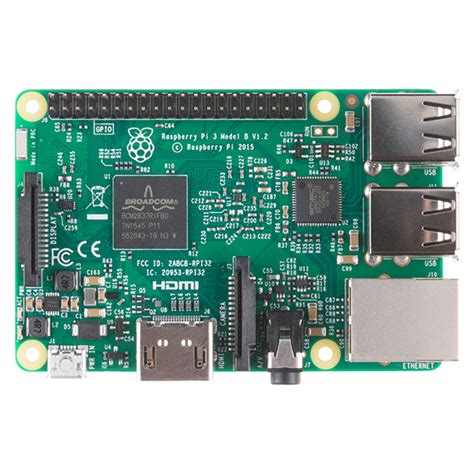 Плата міні компютера Raspberry Pi 3 Model B купити в Києві та Україні