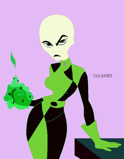241 Kim Possible Shego Outfit Pixel Base By Clgbases On Deviantart