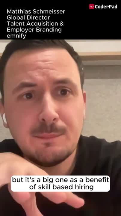 Coderpad On Linkedin Matthias Schmeisser Global Director Talent Acquisition And Employer