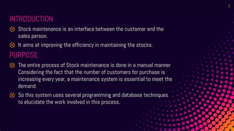 Stock Maintenance System In Ooad With Uml PPTX
