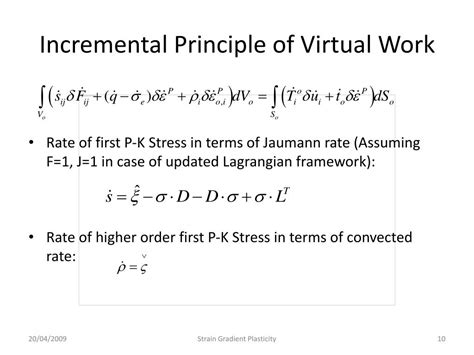 Ppt Finite Deformation Based Analysis Of Strain Gradient Plasticity Powerpoint Presentation