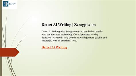 Detect Ai Writing Zerogpt Com By Zero GPT Issuu