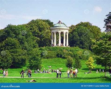 Munich Englischer Garten Editorial Stock Image Image Of Landscape